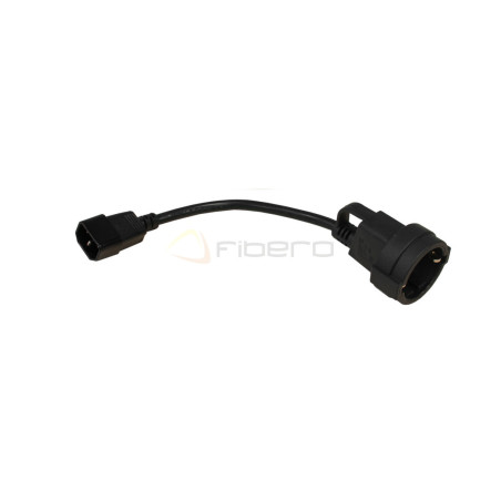 Kabel zasilający/adapter BKT - gniazdo DIN49440(Schuko) 10A, wtyk IEC ...